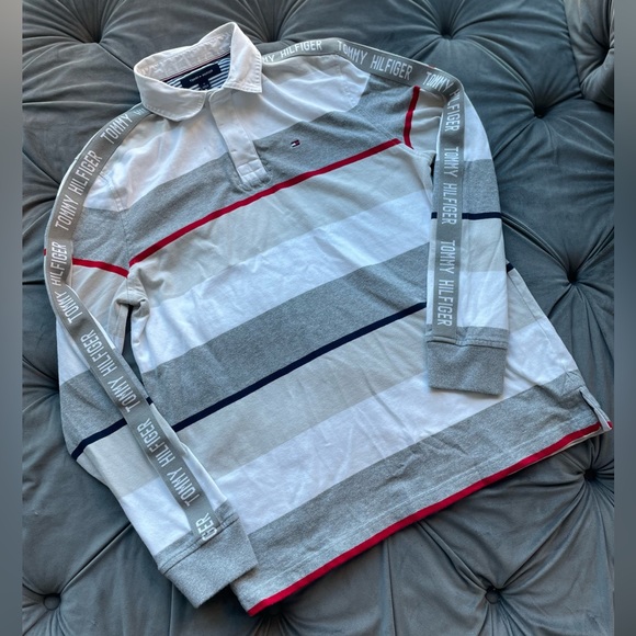 Tommy Hilfiger | Shirts | Mens Murray Rugby Striped Classic Fit Shirt ...